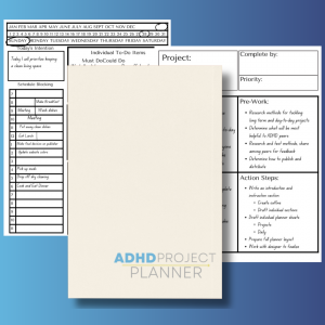 The ADHD Project Planner | Barrington, Rhode Island, United States